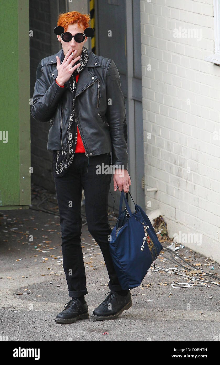 Nicolo Festa arrives at 'The X Factor' studios ahead of tonight's live ...