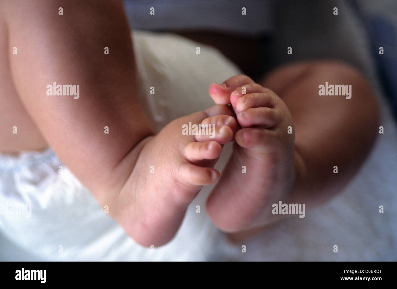 A baby's feet and toes Stock Photo - Alamy