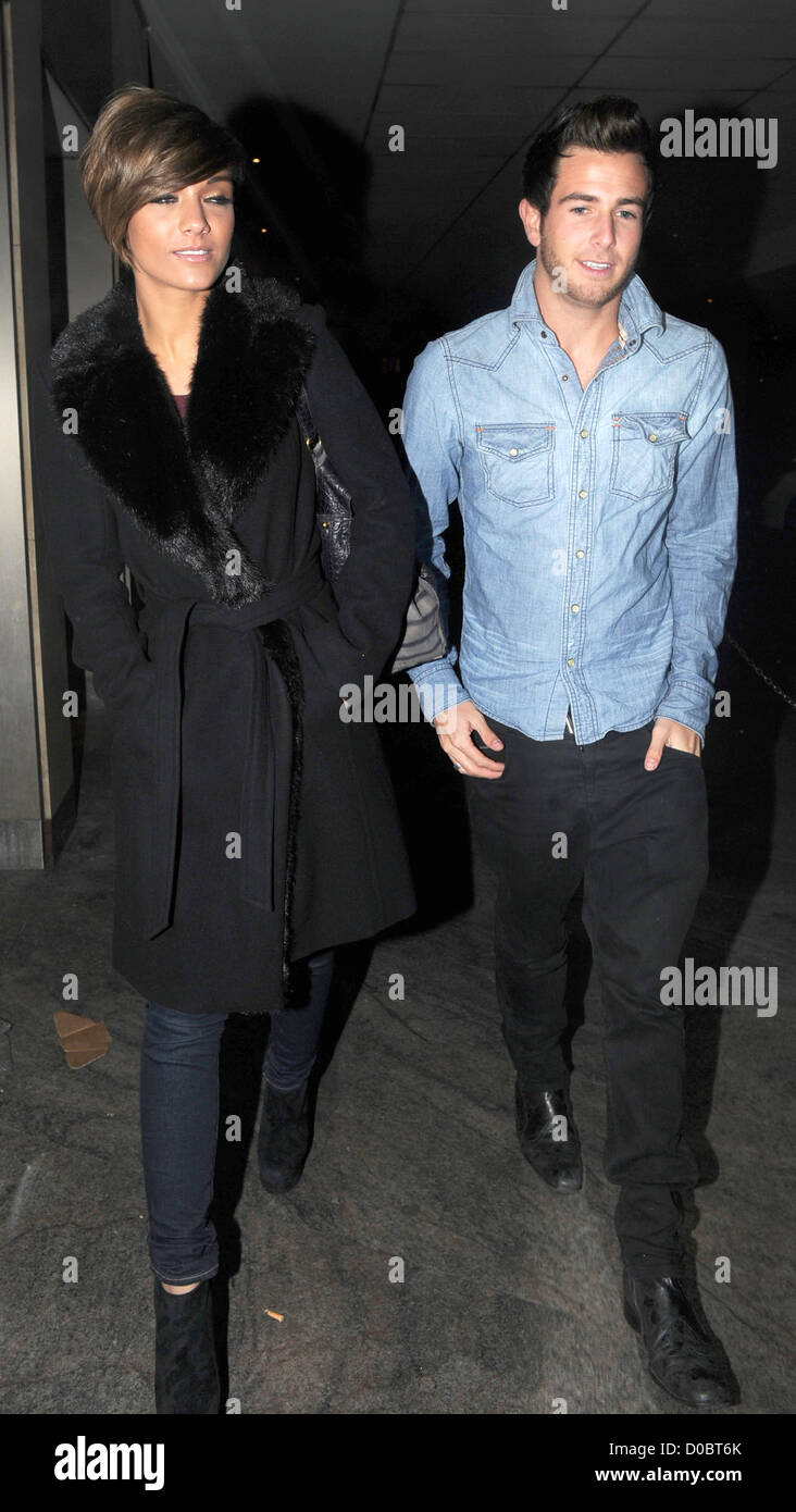 Frankie Sandford and Aaron Renfree leave Mayfair's Whisky Mist club ...