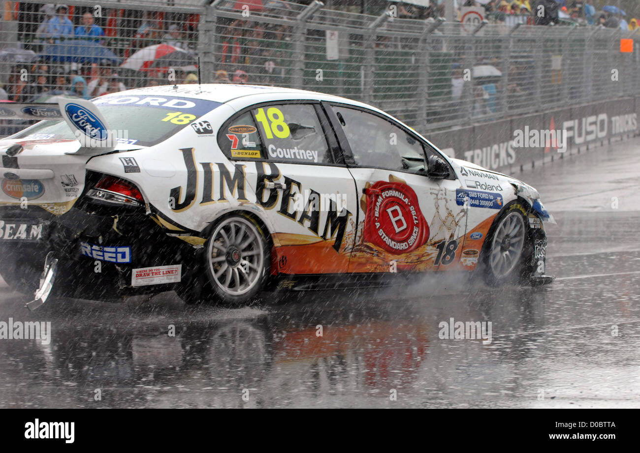 Skateboarder Tony Hawk performed at the Sydney Telstra 500 V8 Supercar ...