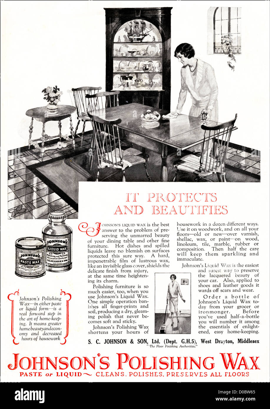 Household product advert hi-res stock photography and images - Alamy