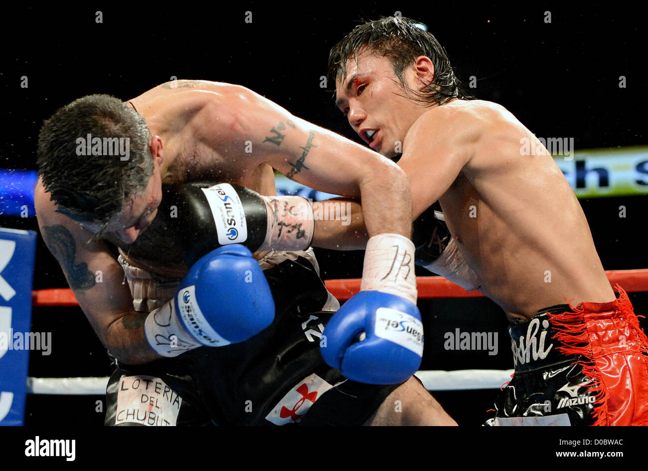 (L-R) Nestor Narvaes (ARG), Toshiyuki Igarashi (JPN), NOVEMBER 3, 2012 ...