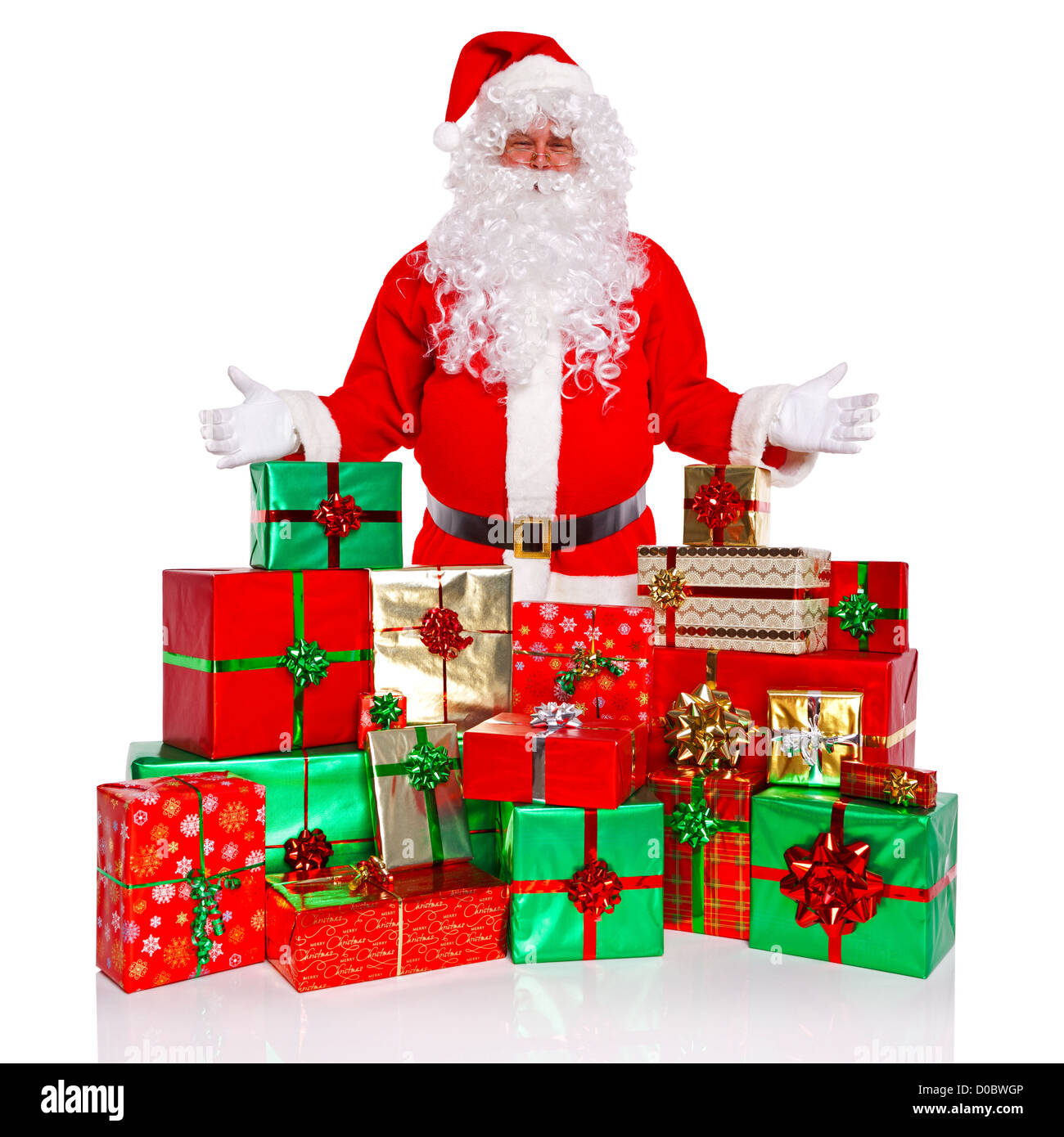 Fat santa standing hi-res stock photography and images - Alamy