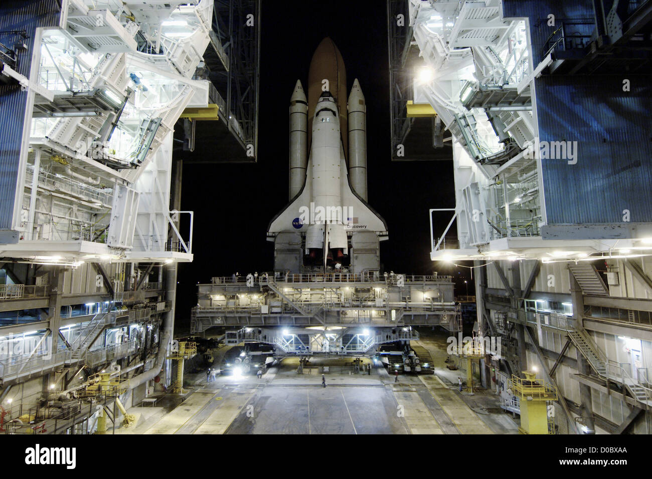 Space Shuttle Discovery Begins Her Historic Return to Flight Stock ...