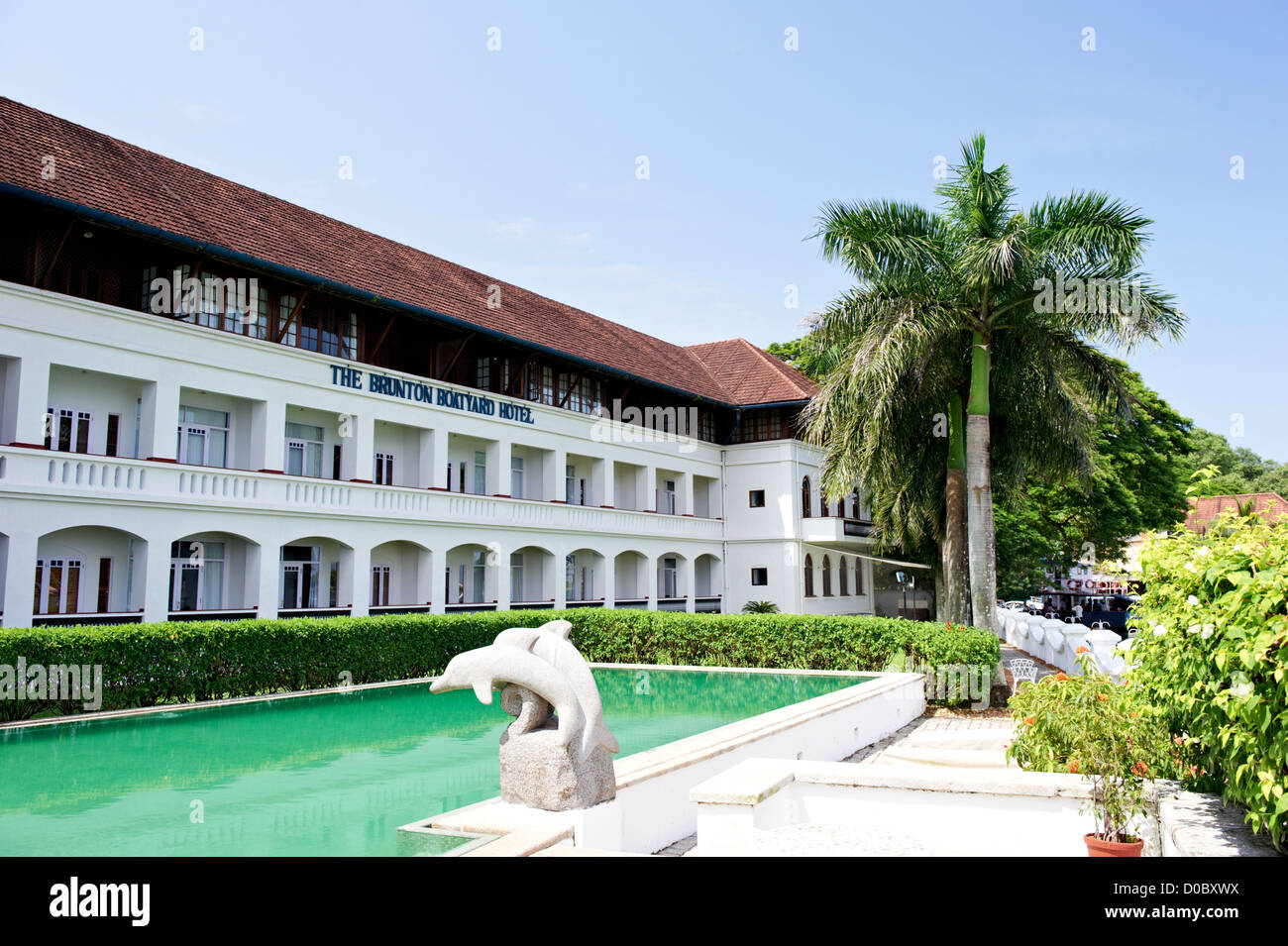 The Brunton Boatyard Hotel, Fort Cochin, Kerela, India Stock Photo - Alamy