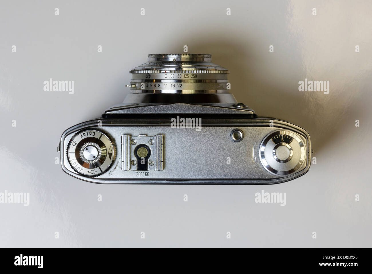 Top view of a vintage camera Stock Photo - Alamy