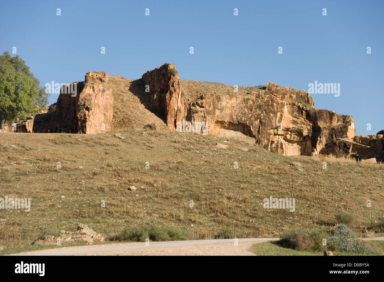 Chemtou the Roman pink marble quarry in Northern Tunisia Stock Photo ...