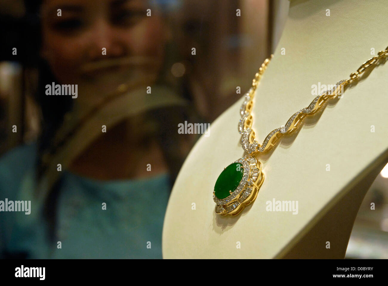 Craft, Jade, Orchid Jade Factory, Chiang Mai, Thailand, Asia Stock ...