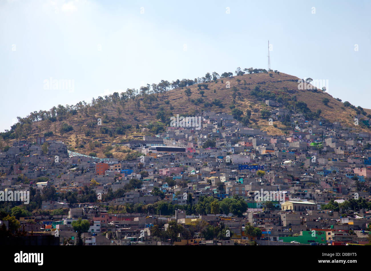 Shantytown suburbs outside of Mexico City Stock Photo - Alamy
