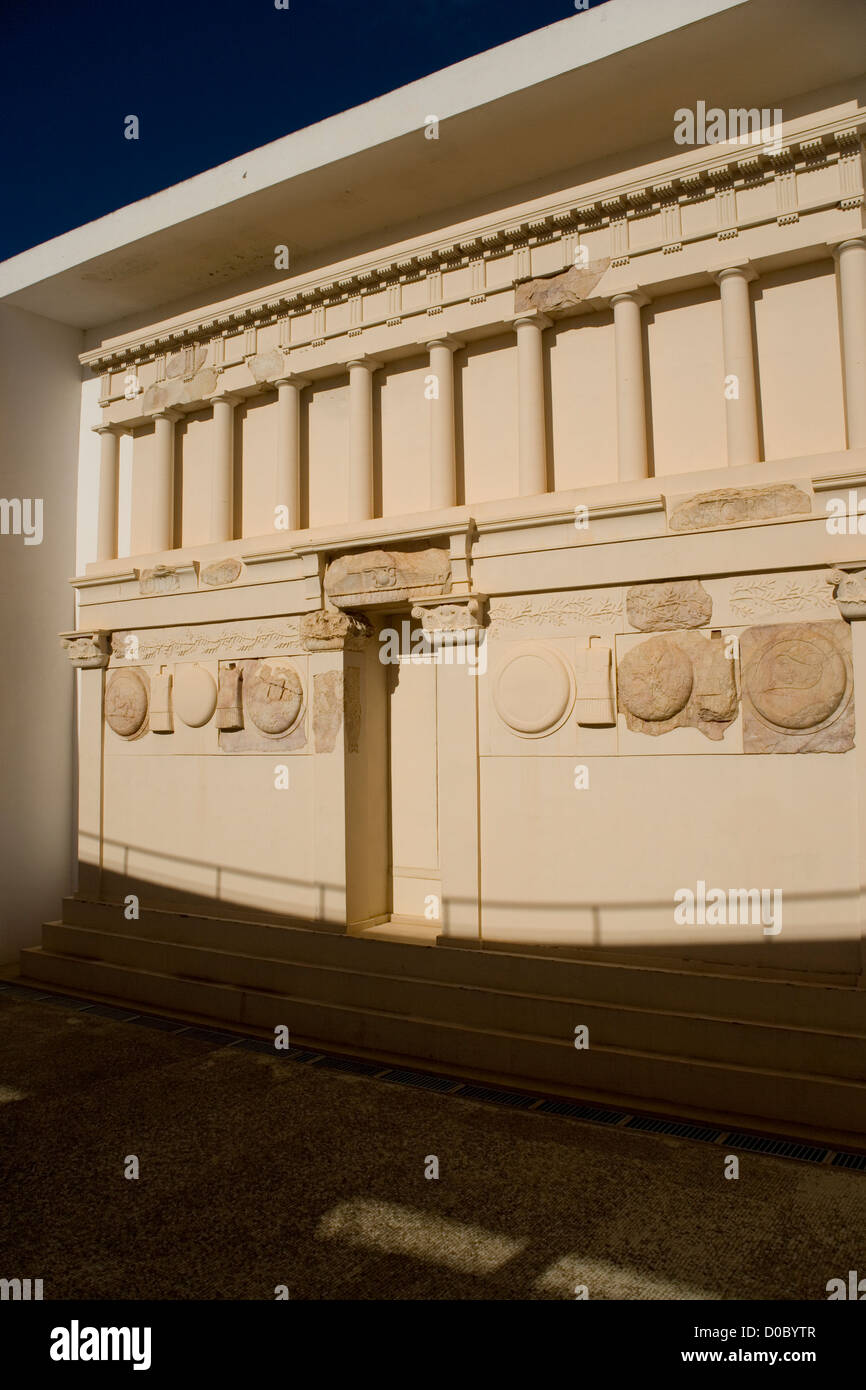 Museum at Chemtou the Roman pink marble quarry in Northern Tunisia ...