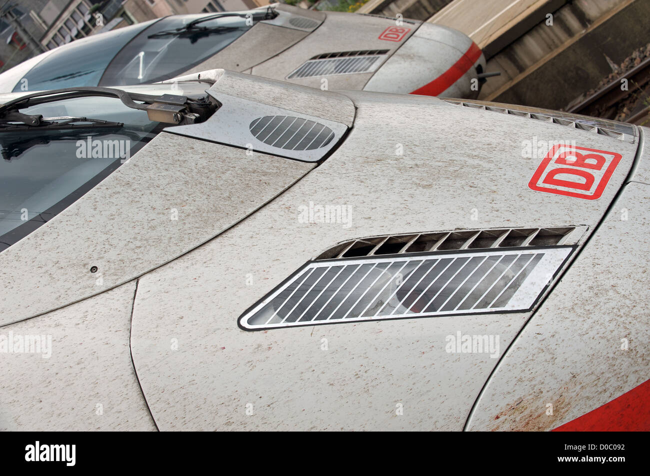 German Railways ICE (InterCity Express) passenger trains Stock Photo ...