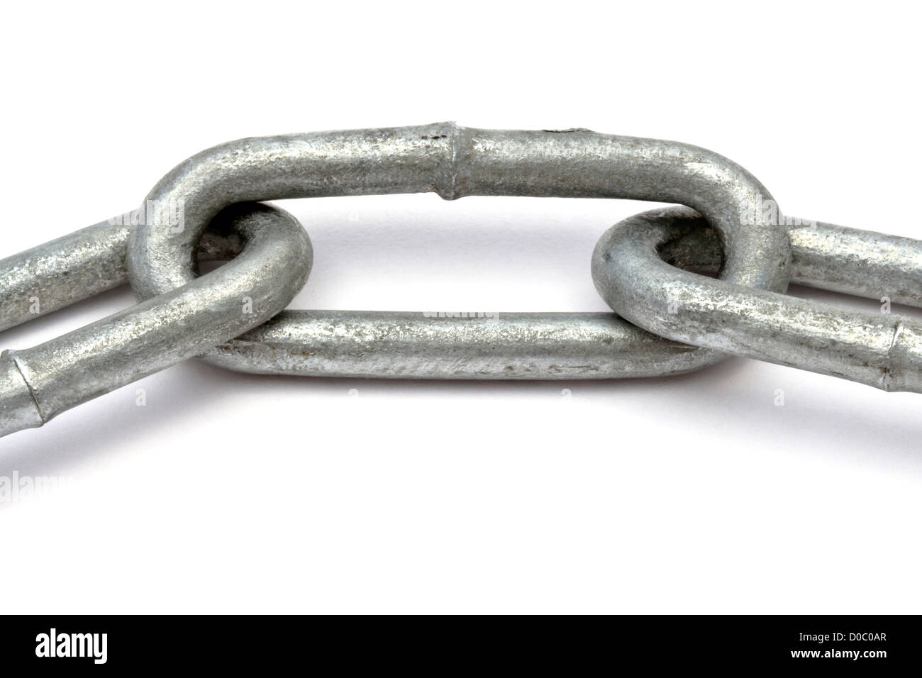 Chains closeup on white background Stock Photo - Alamy