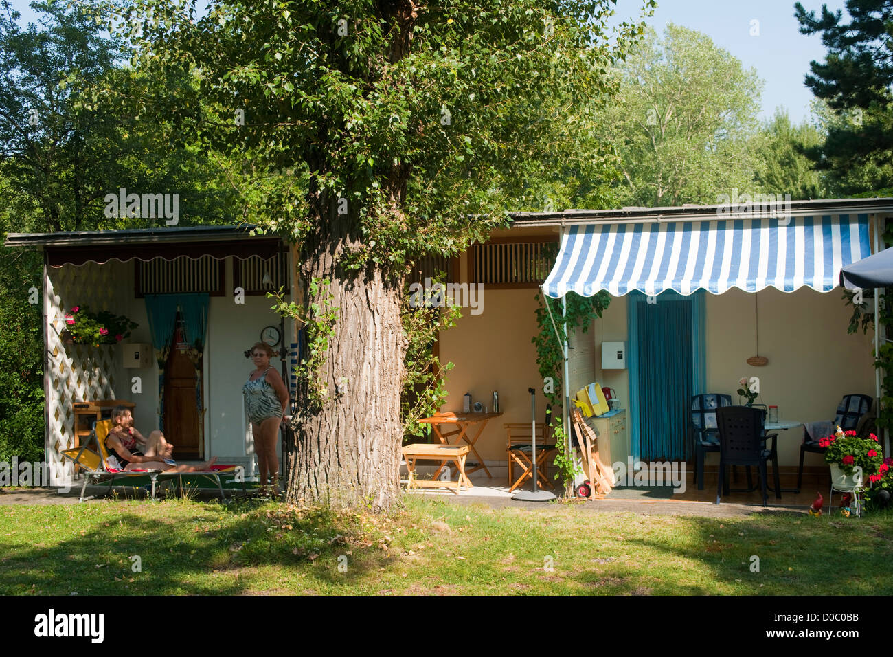 Österreich, Wien XXII, Strandbad Gänsehäufel an der Alten Donau ...