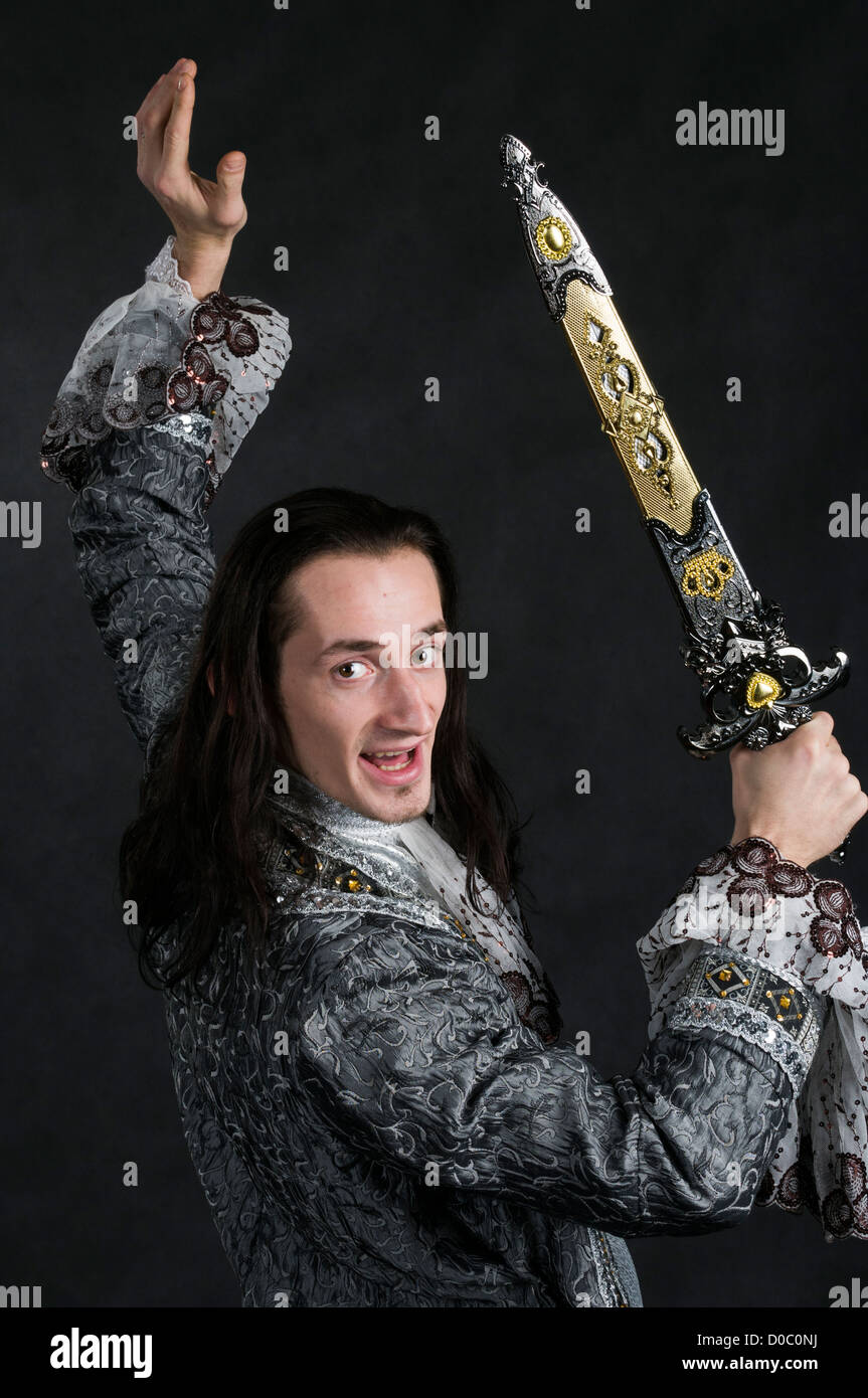 fairy tale prince king actor costume man male Stock Photo - Alamy