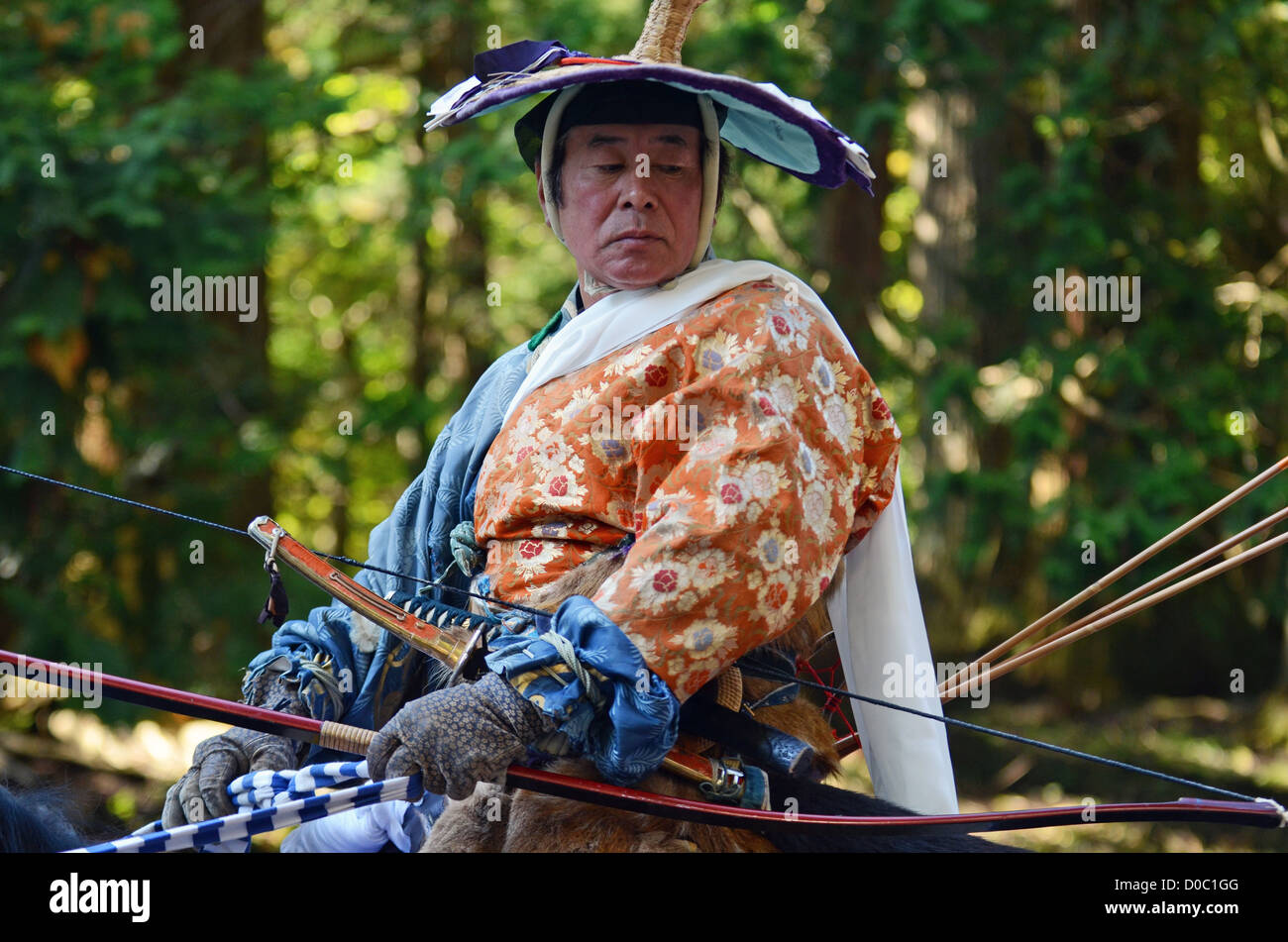 Yabusame - Mounted traditional Japanese archery - exhibition at Toshogu ...