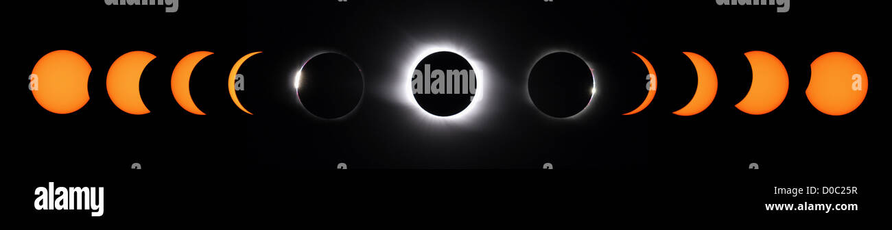 Total solar eclipse composite hi-res stock photography and images - Alamy