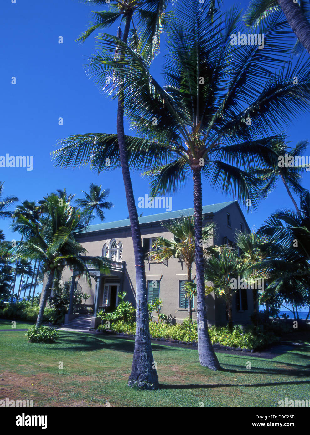 USA, Hawaii, Big Island, Kailua-Kona, Hulihee Palace Stock Photo - Alamy