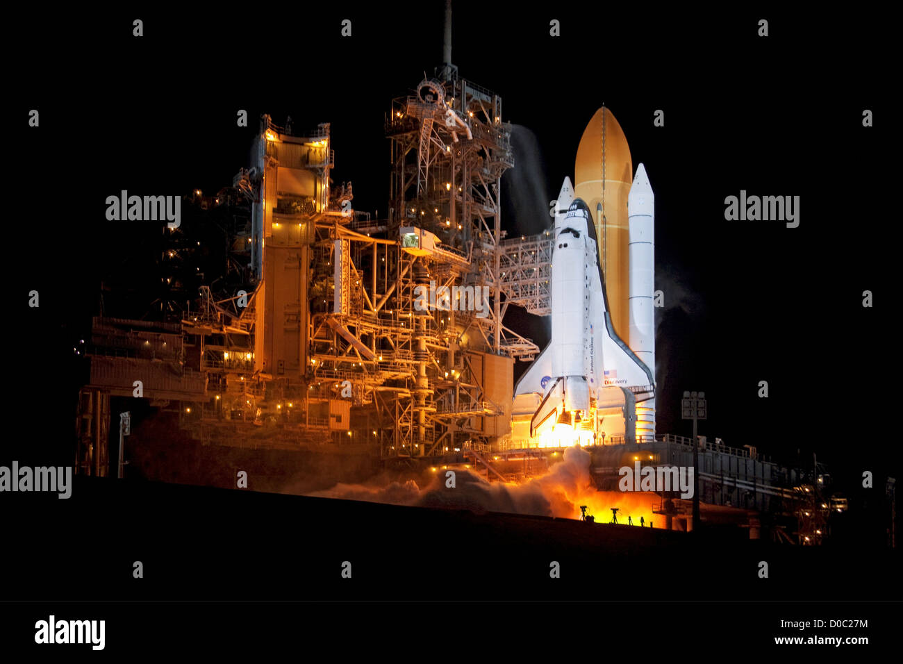 Discovery Launches on STS-131 Stock Photo - Alamy