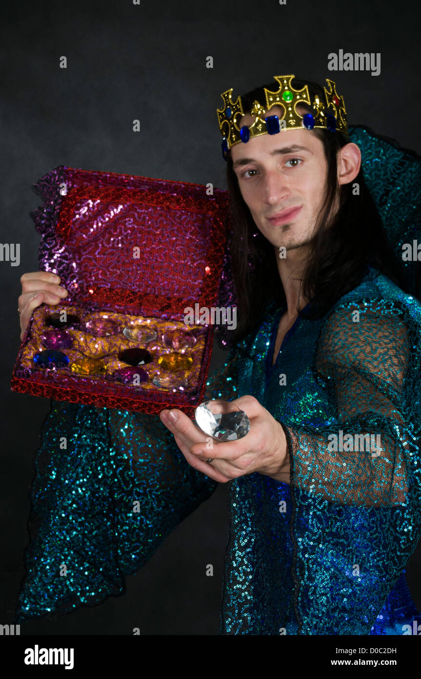 fairy tale prince king actor costume man male Stock Photo - Alamy