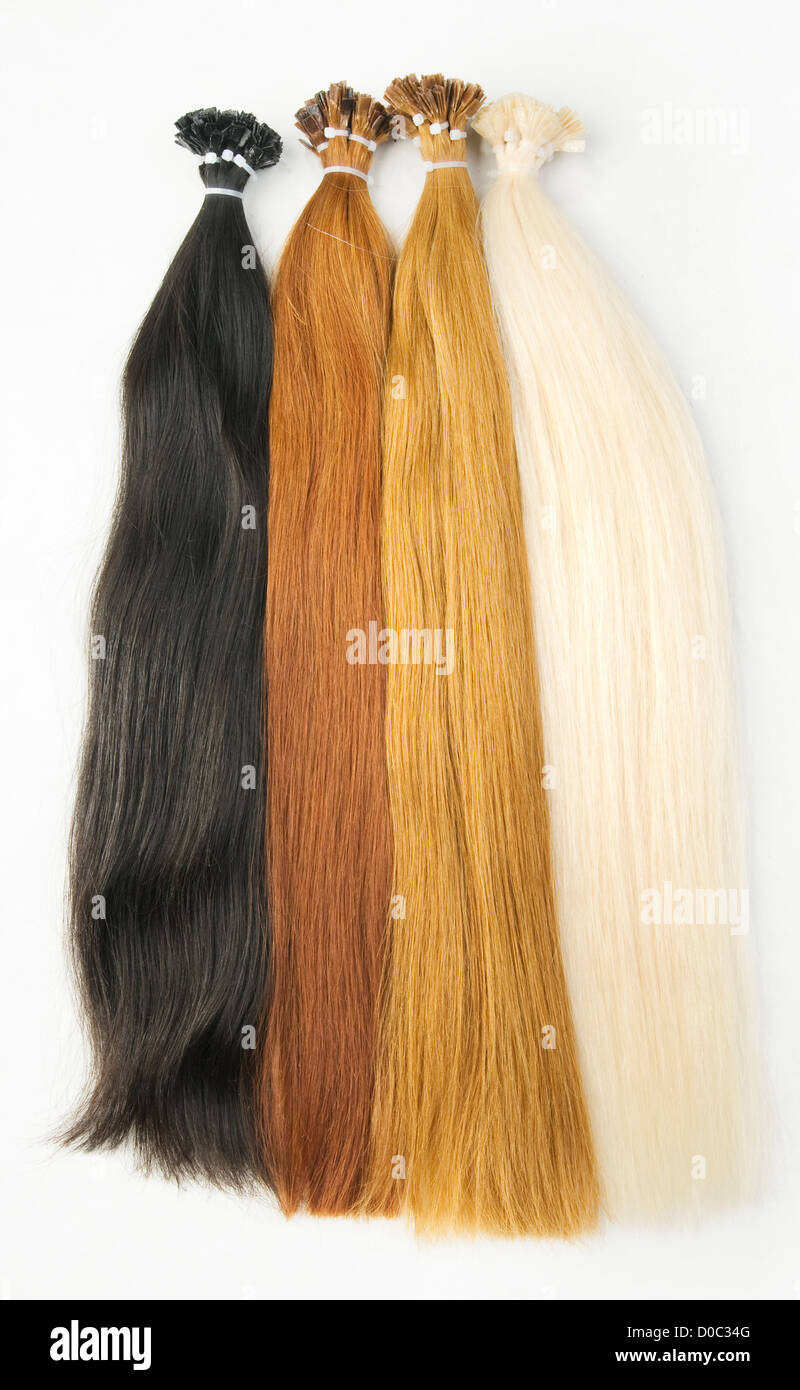 fake hair wig isolated cutout natural Stock Photo - Alamy