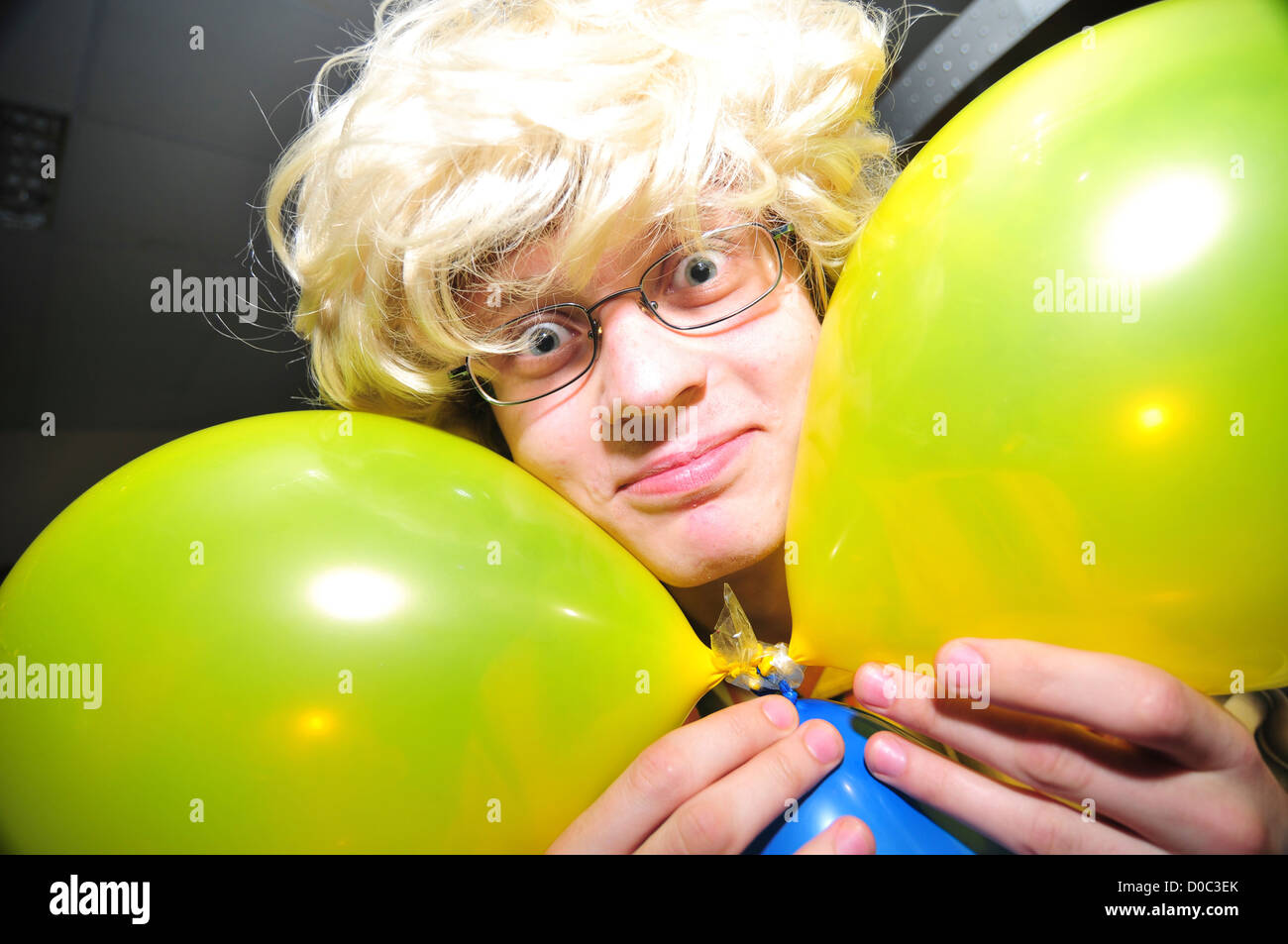 young party man rave drunk studio Stock Photo - Alamy