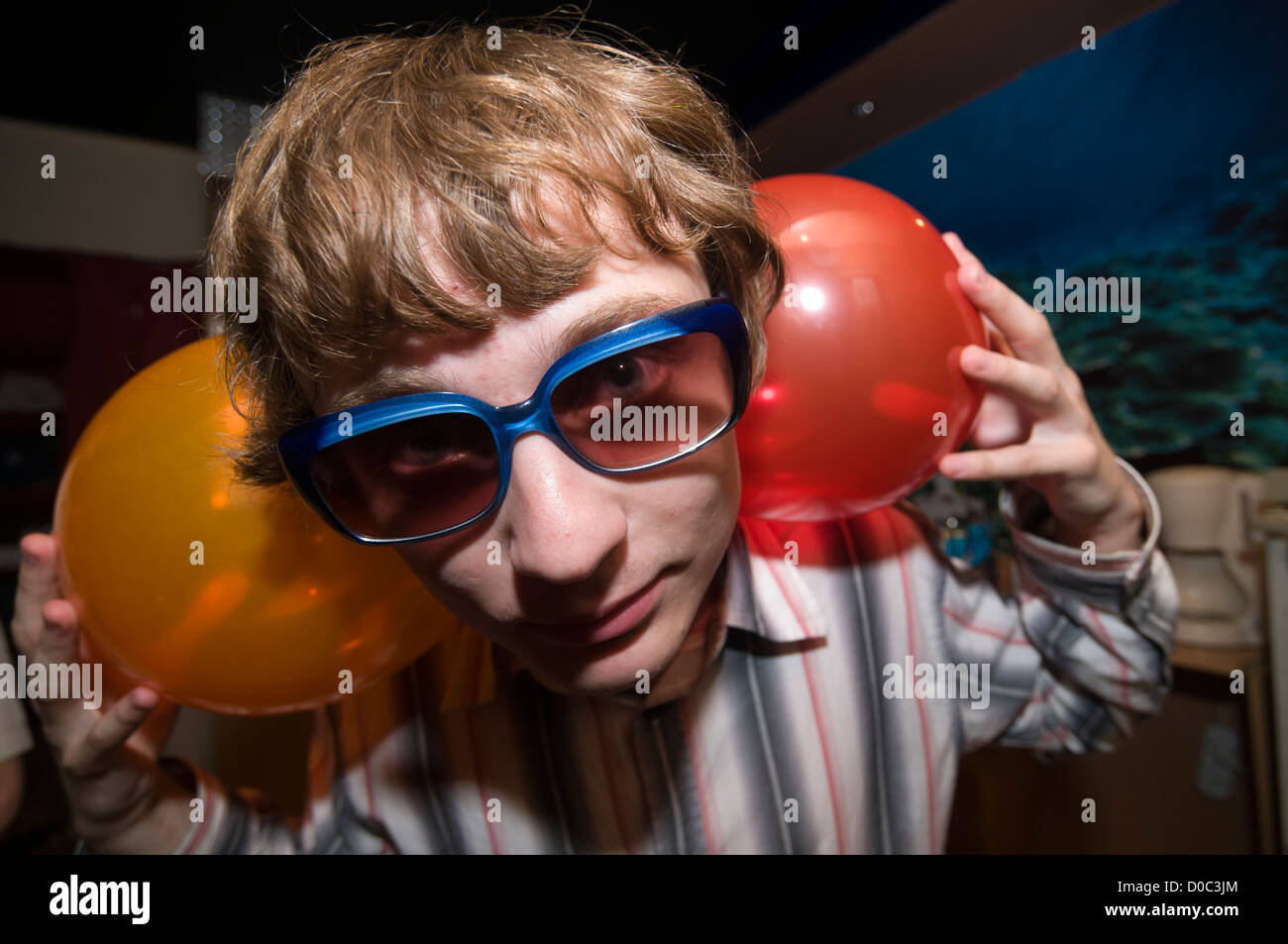 young party man rave drunk studio Stock Photo - Alamy