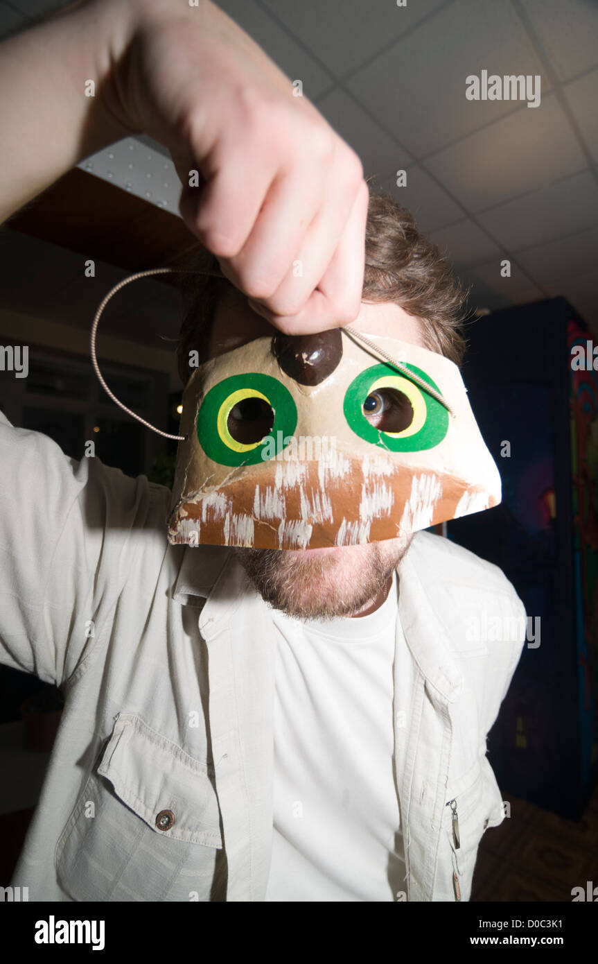 young party man rave drunk studio Stock Photo - Alamy