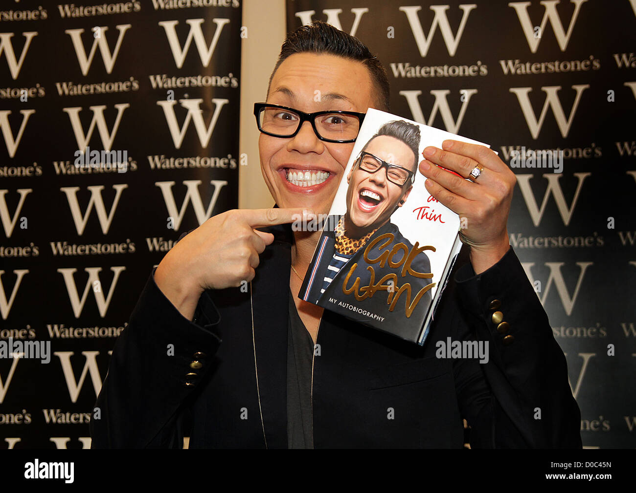 Gok Wan signs copies of his autobiography 'Through Thick & Thin' at ...