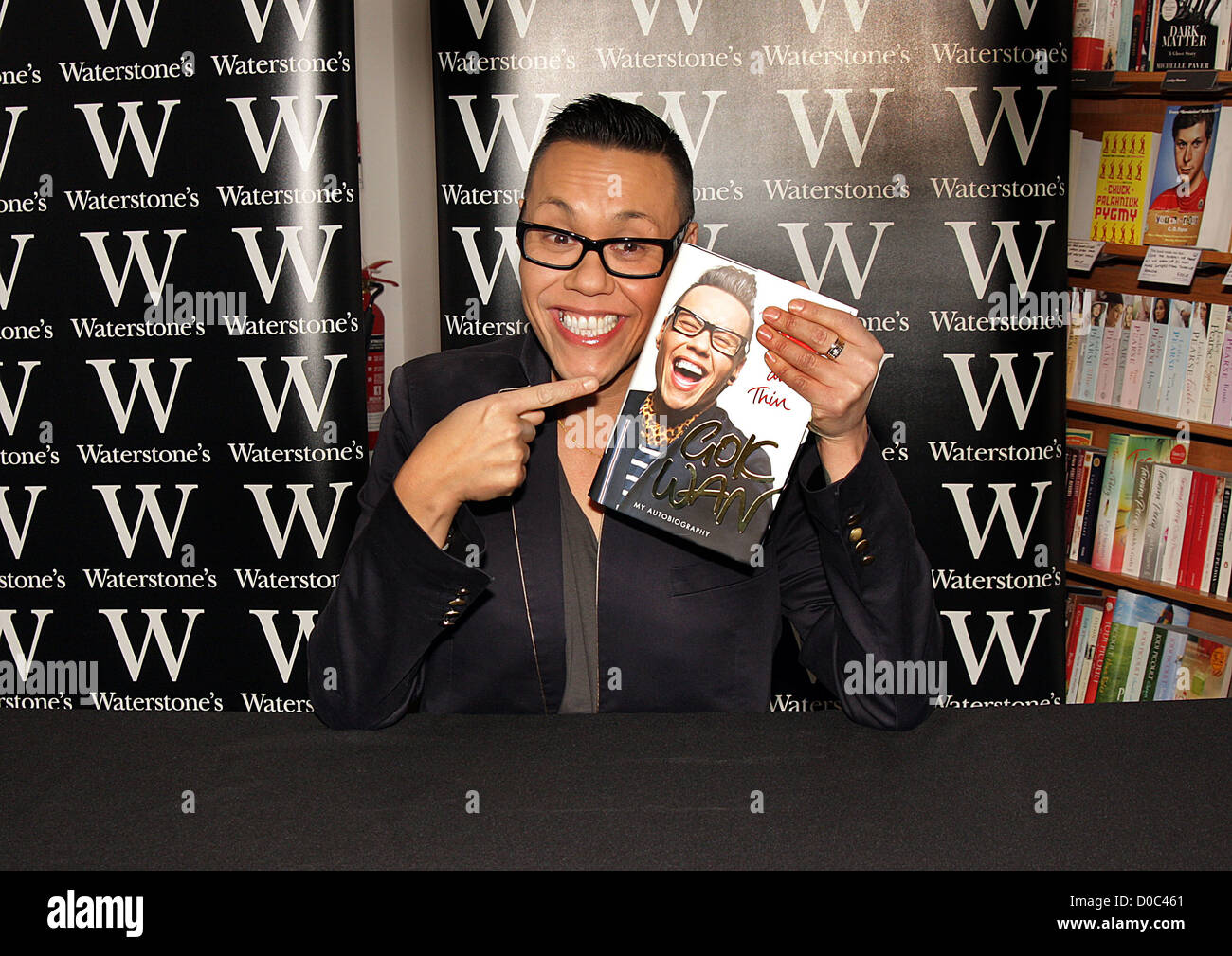 Gok Wan signs copies of his autobiography 'Through Thick & Thin' at ...