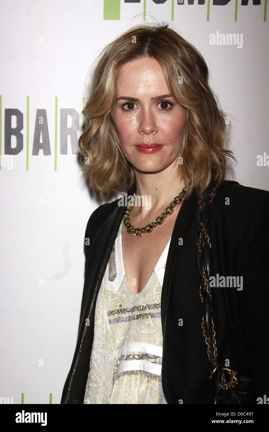 Sarah Paulson Opening night of the Broadway production of 'Lombardi ...