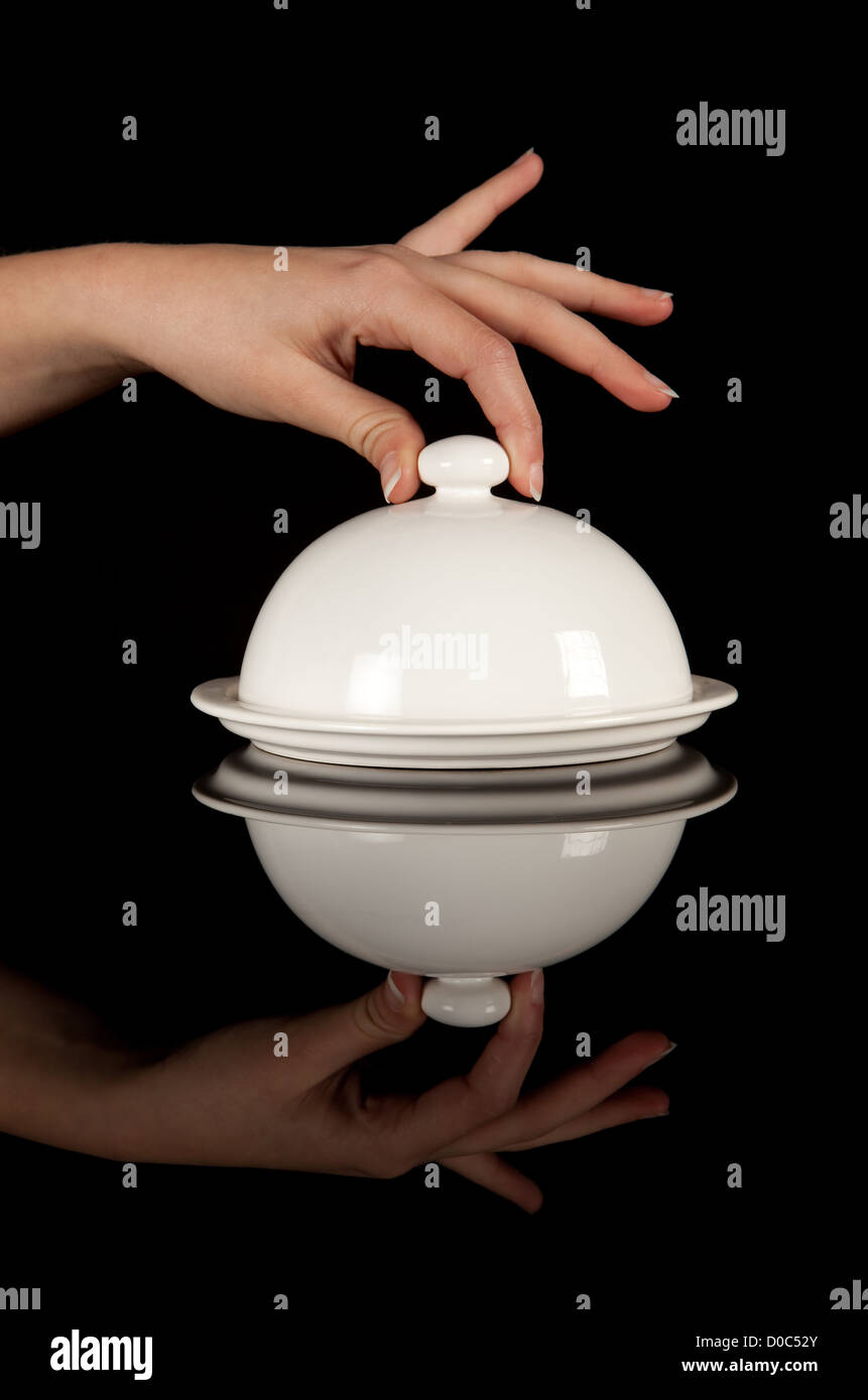 Lifting lid of box hi-res stock photography and images - Alamy