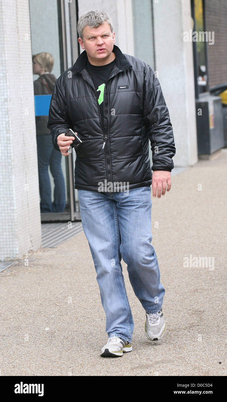 Adrian Chiles outside the ITV studios London, England Stock Photo - Alamy