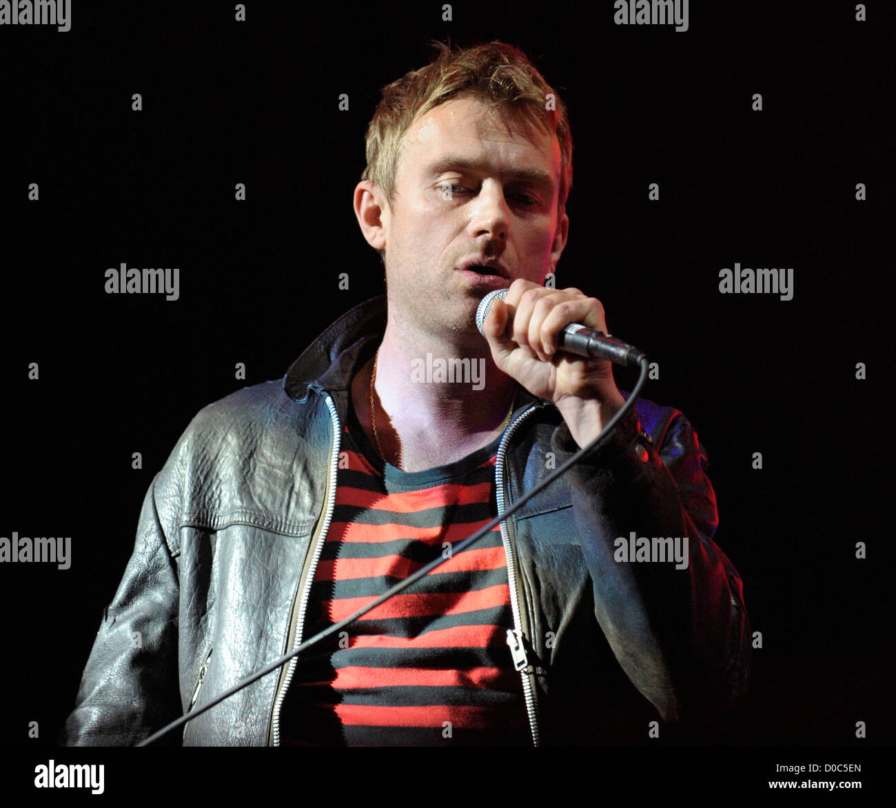 Damon Albarn Gorillaz's 'Escape To Plastic Beach World Tour' at the Air ...