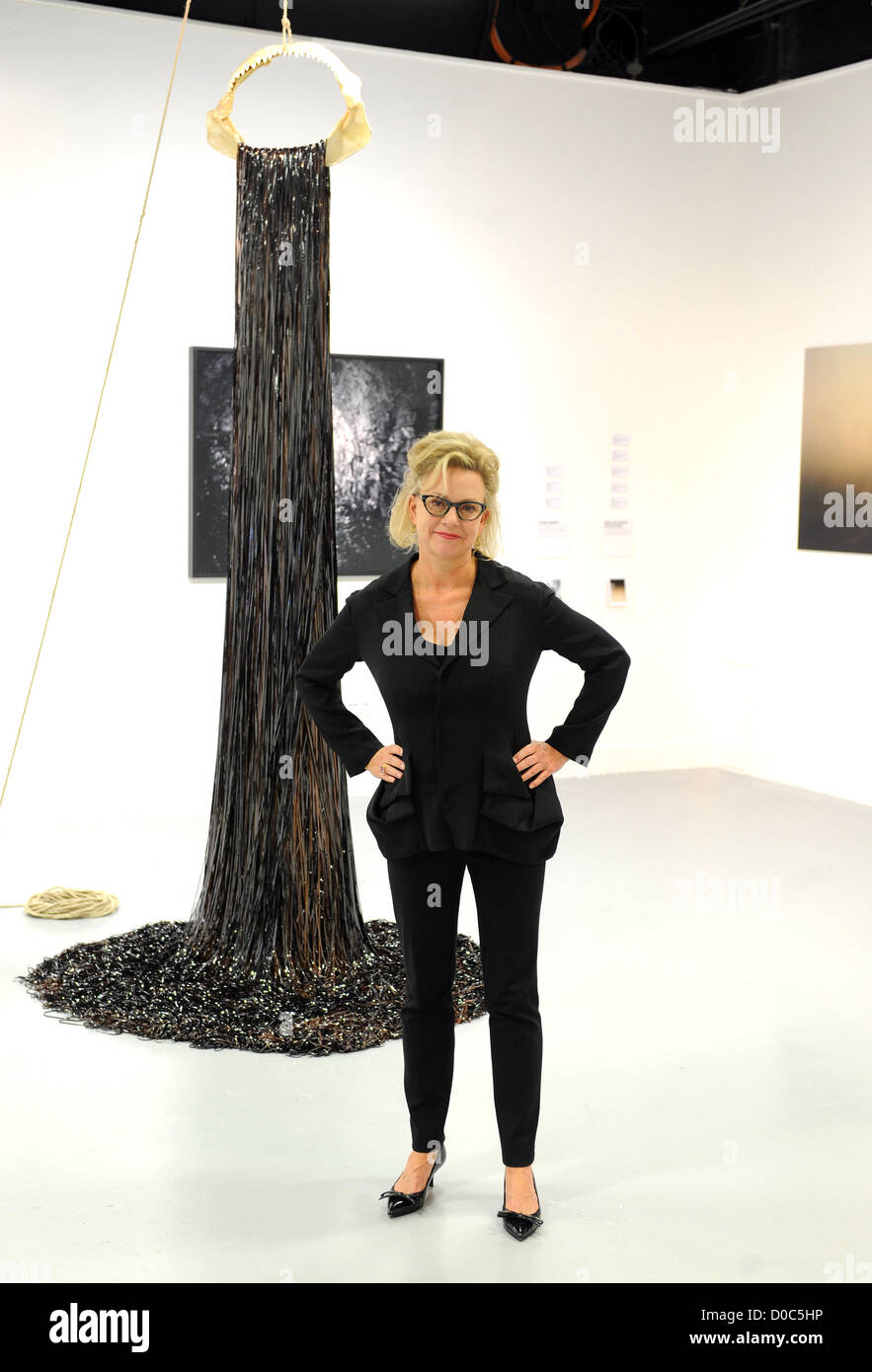 Kay Saatchi attends the official launch of an exhibition at Selfridges ...