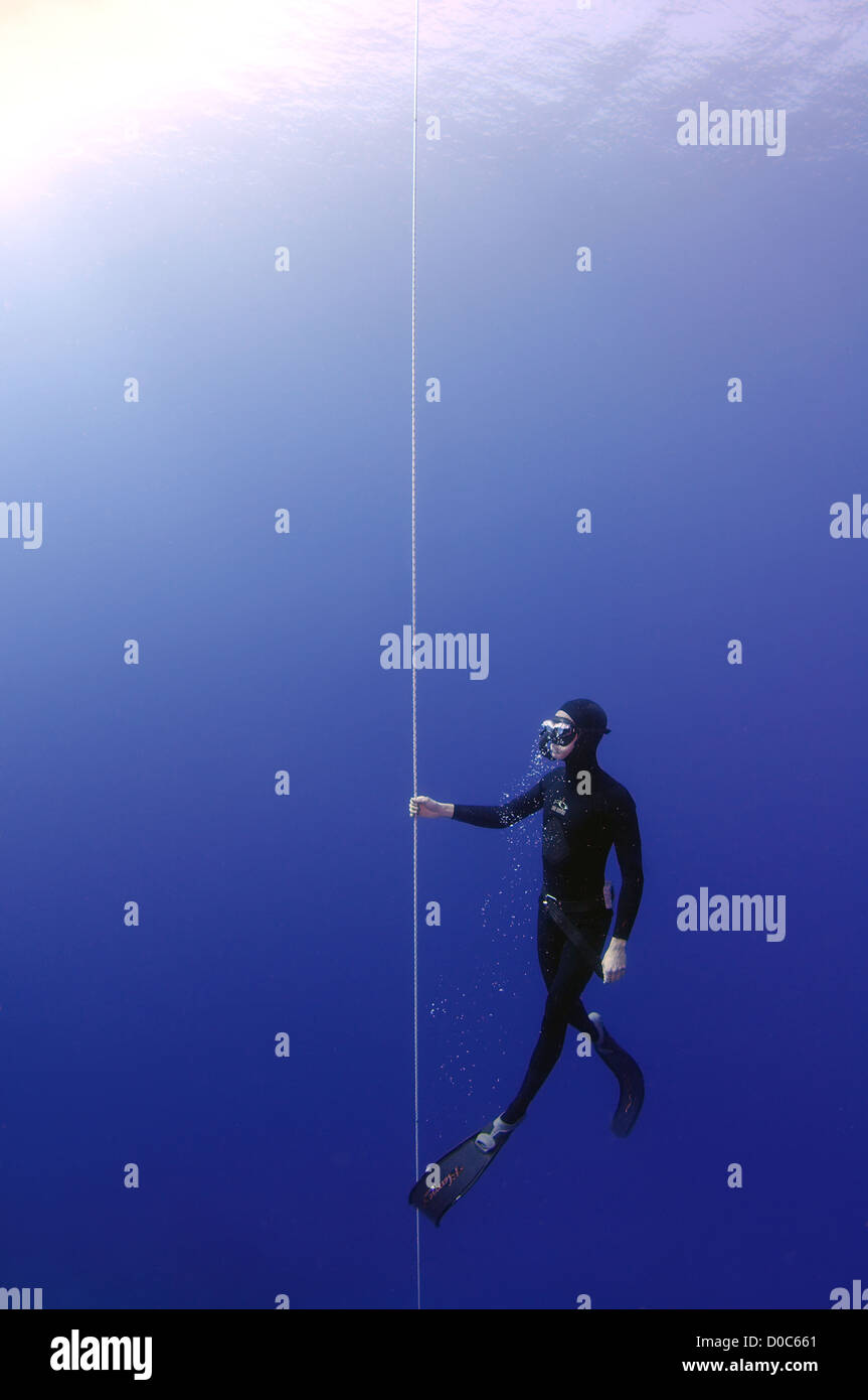Freediver, Mediterranean Sea, Kash, Turkey Stock Photo - Alamy