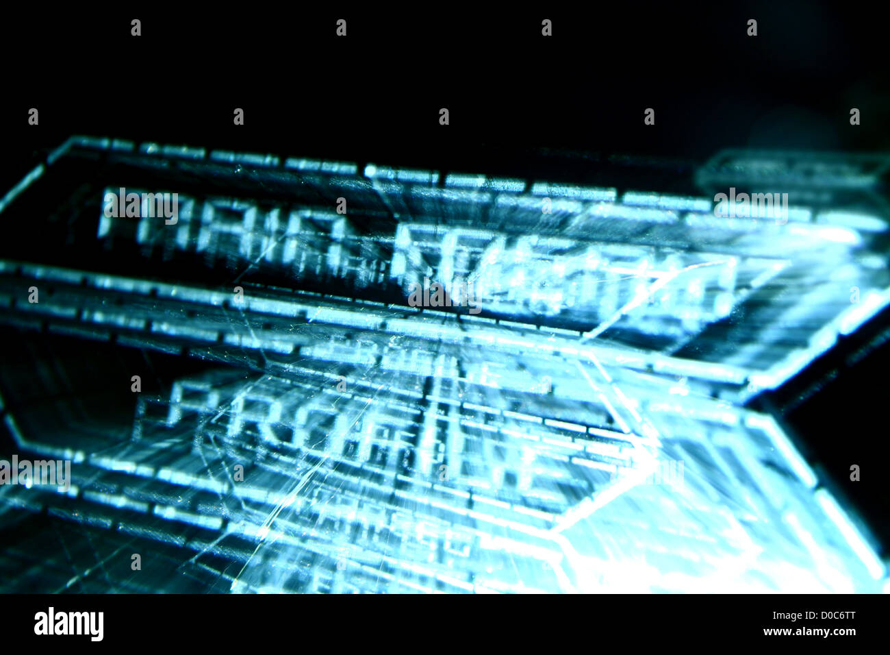 abstract main menu buttons in dark Stock Photo - Alamy