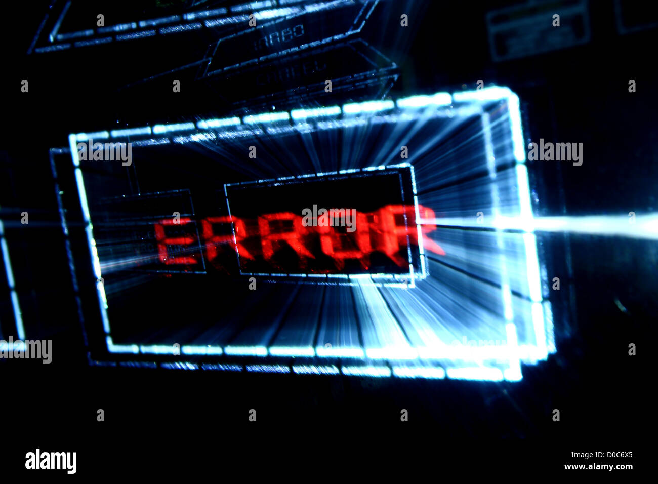 main menu error abstract background Stock Photo - Alamy