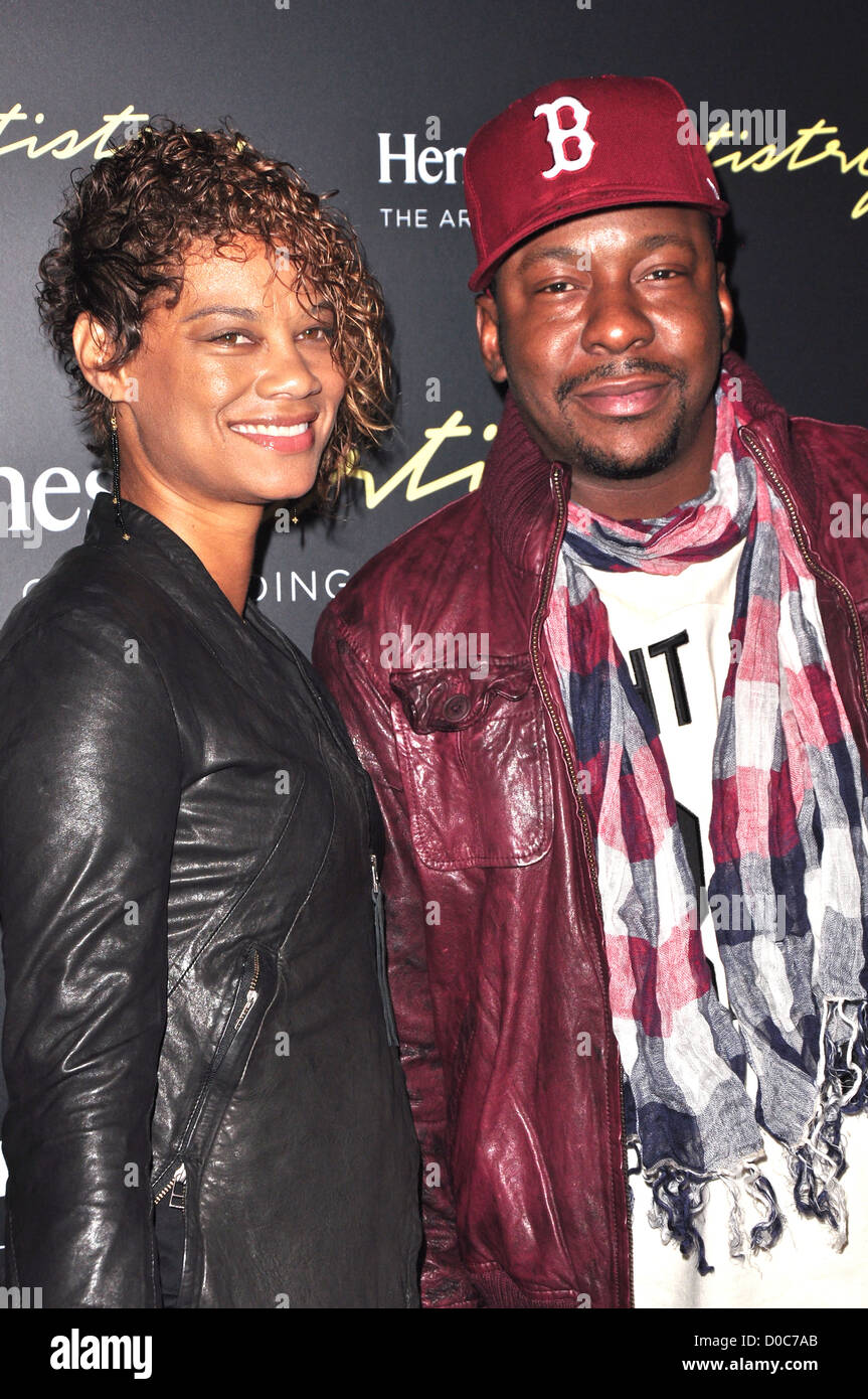Bobby Brown and guest The 5th Annual Hennessy Artistry Tour - Arrivals ...