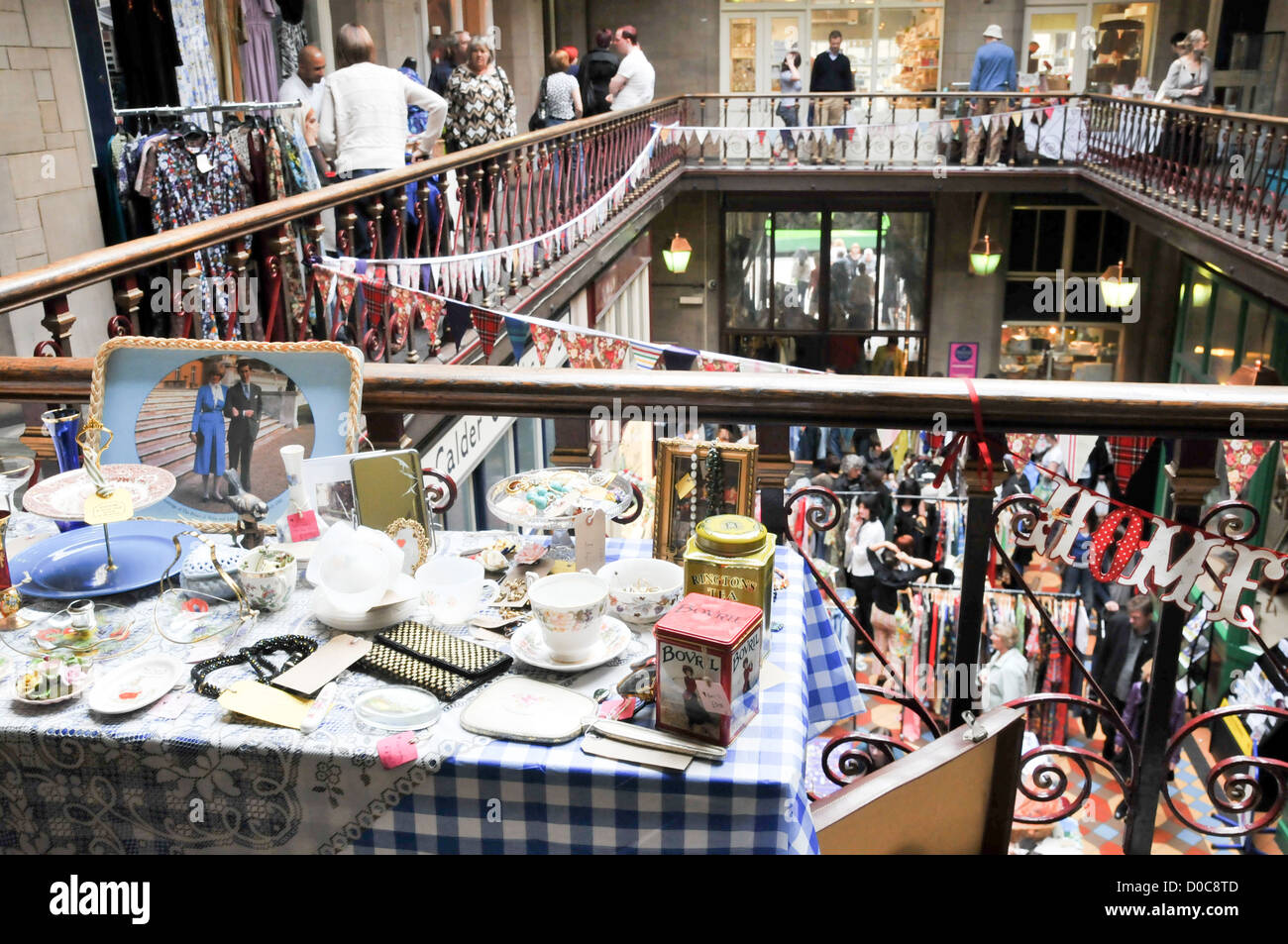 Byram Arcade, Huddersfield, Vintage Fair Stock Photo - Alamy