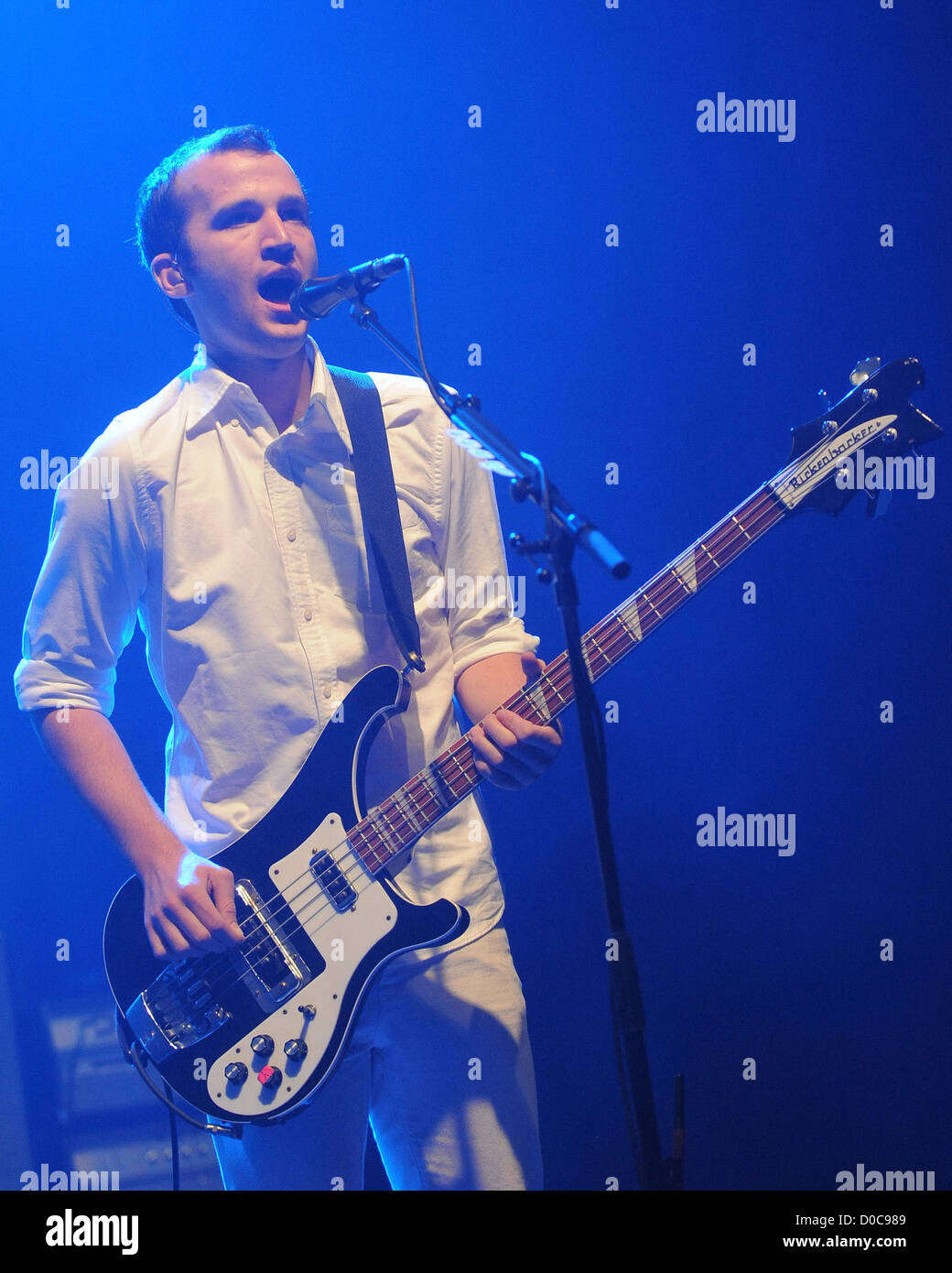 MIAMI BEACH FLOCTOBER : Chris Baio of Vampire Weekend performs at ...