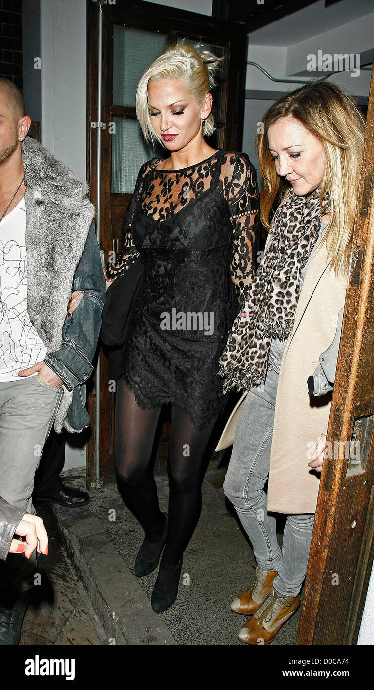 Sarah Harding DJ Hero 2 launch party held at Concrete Shoreditch House ...