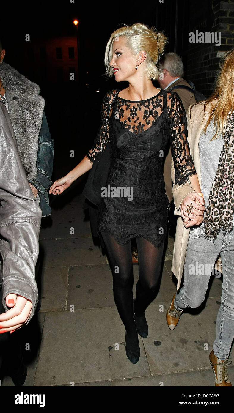 Sarah Harding DJ Hero 2 launch party held at Concrete Shoreditch House ...