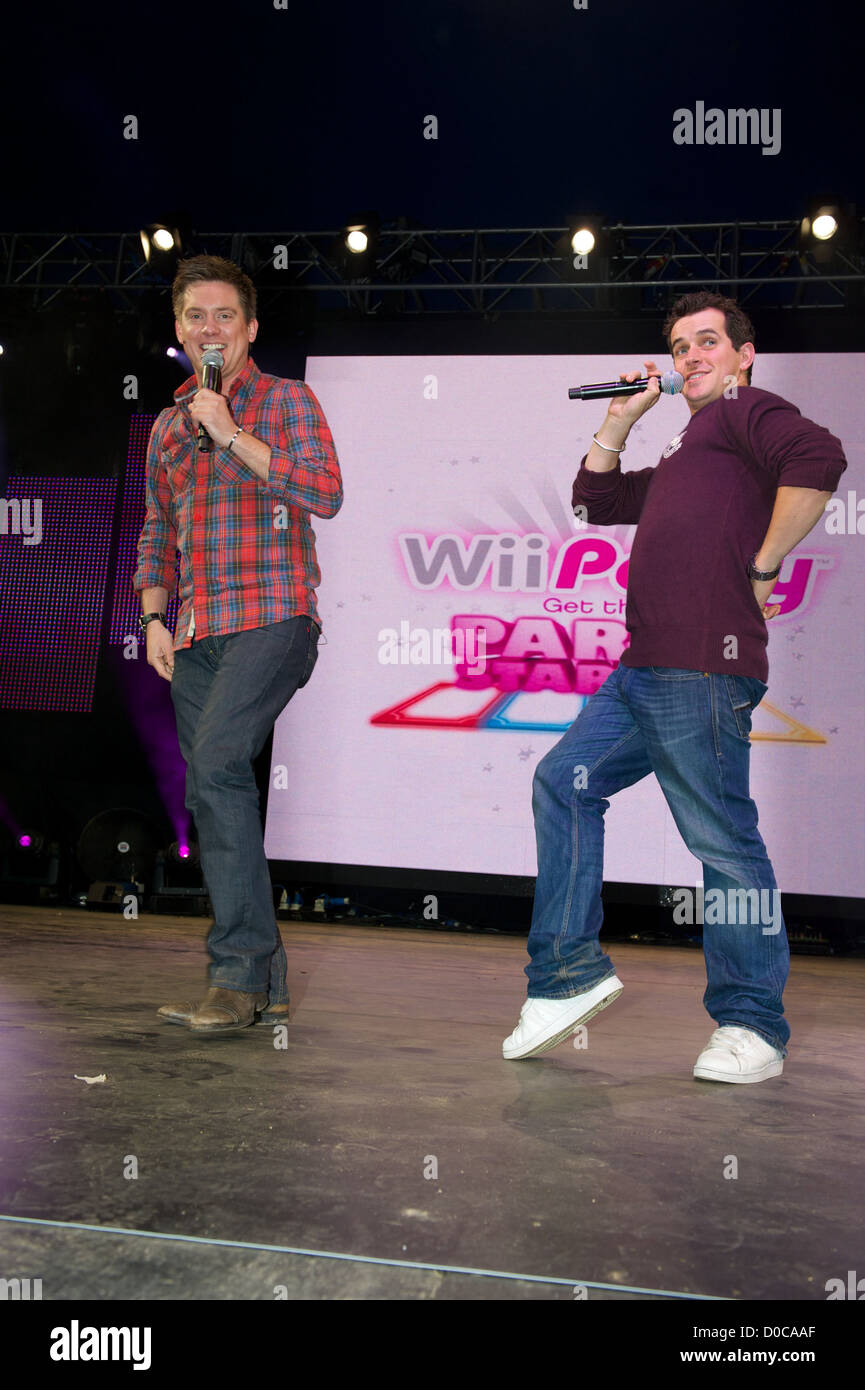 Dick and Dom aka Richard McCourt and Dominic Wood performing during ...