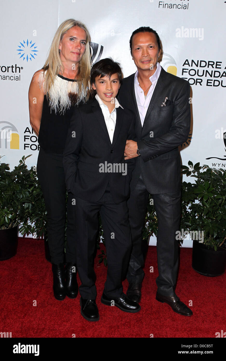 Susar Lee and family Andre Agassi Grand Slam For Children at Wynn ...