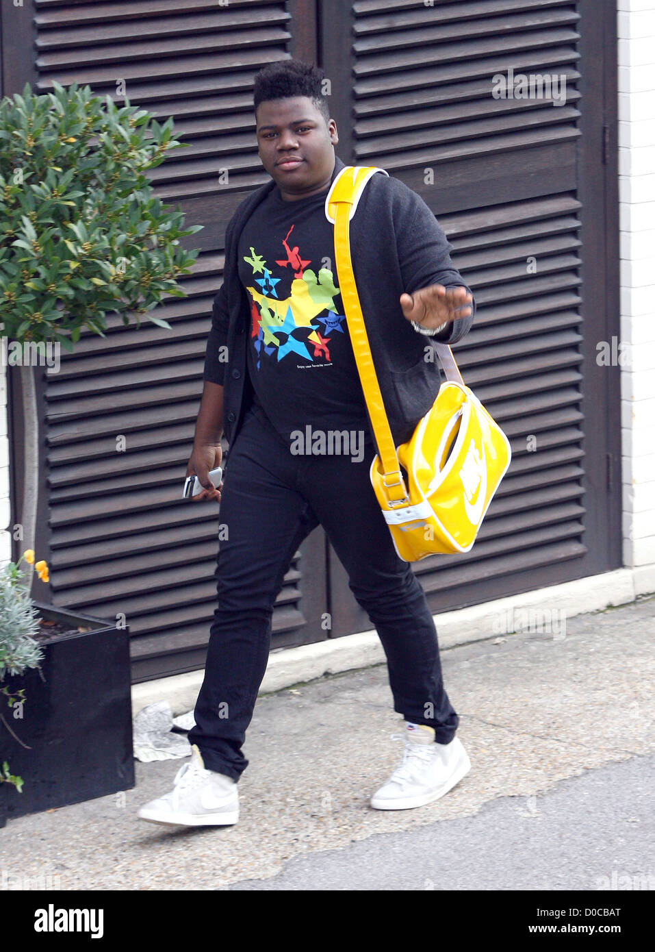 X Factor finalist Paige Richardson arriving at the X Factor studios ...