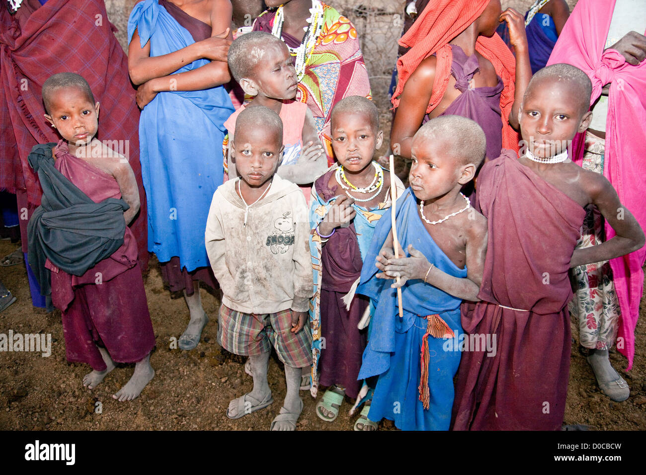 Maasai Children in Tanzania;East Africa;Africa Stock Photo - Alamy
