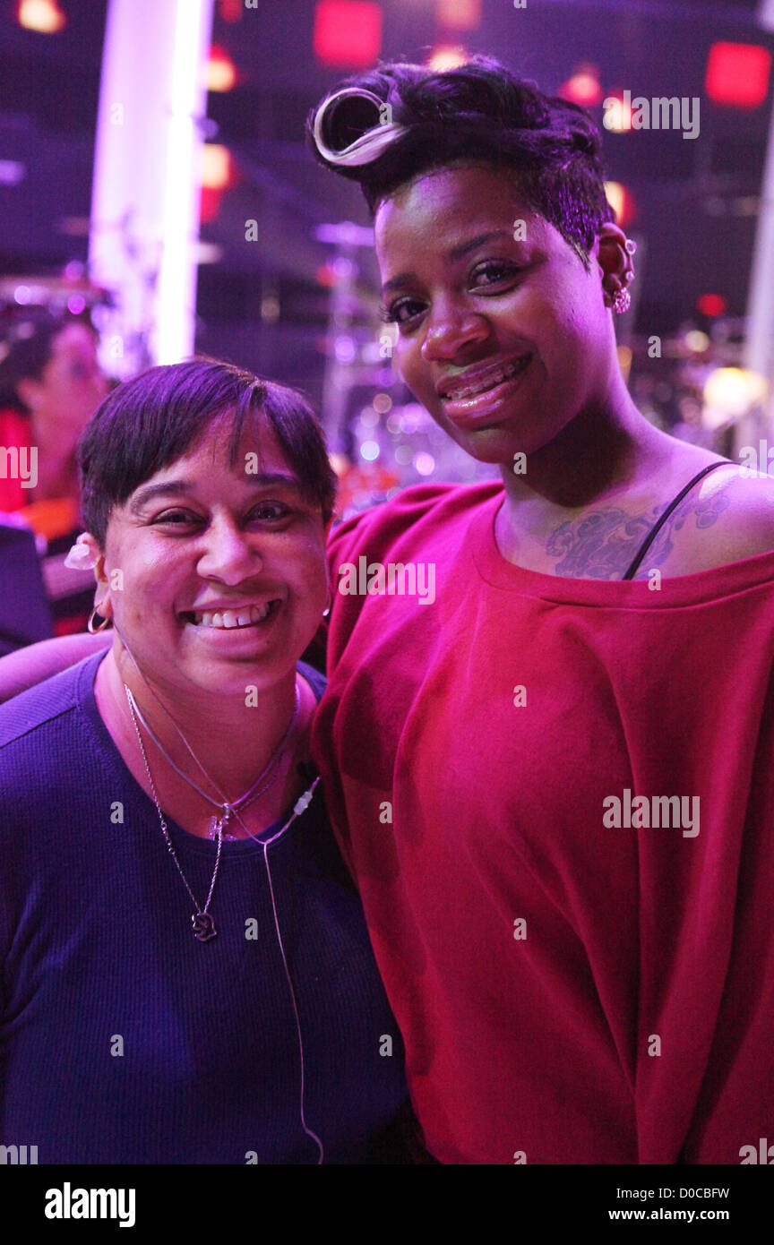 Kim Burse and Fantasia Black Girls Rock! rehearsal at Paradise theater ...