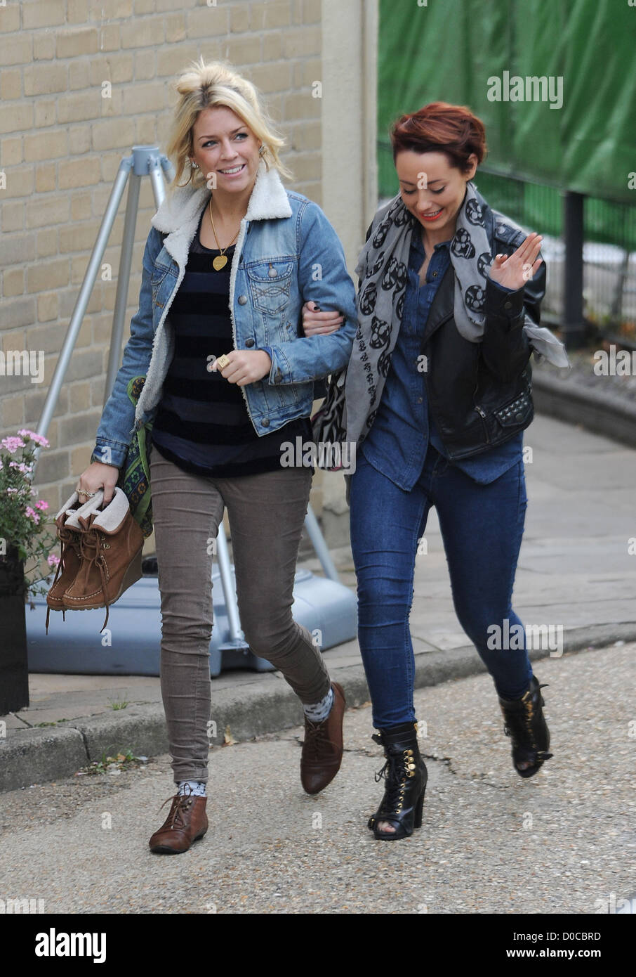 X Factor finalists Sophia Wardman and Rebecca Creighton from girl group ...