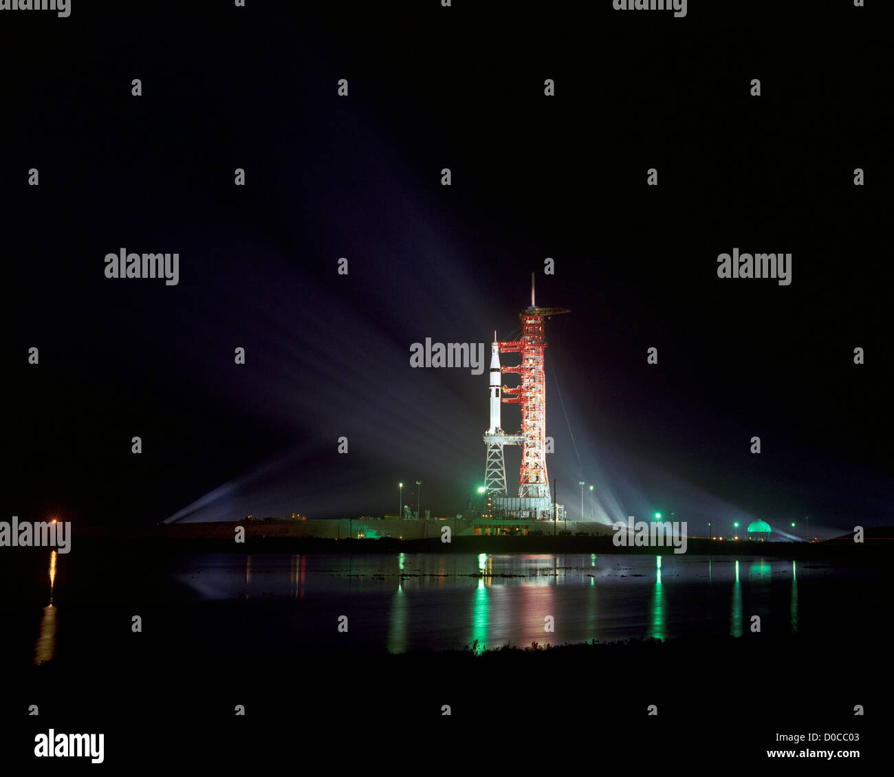 Apollo-Soyuz in Floodlights Stock Photo - Alamy