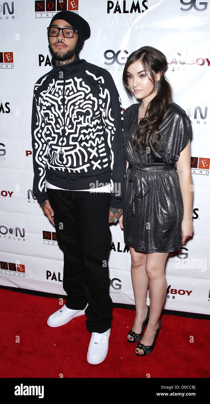 Travie McCoy and Sasha Grey Sasha Grey hosts at the Playboy Club and ...
